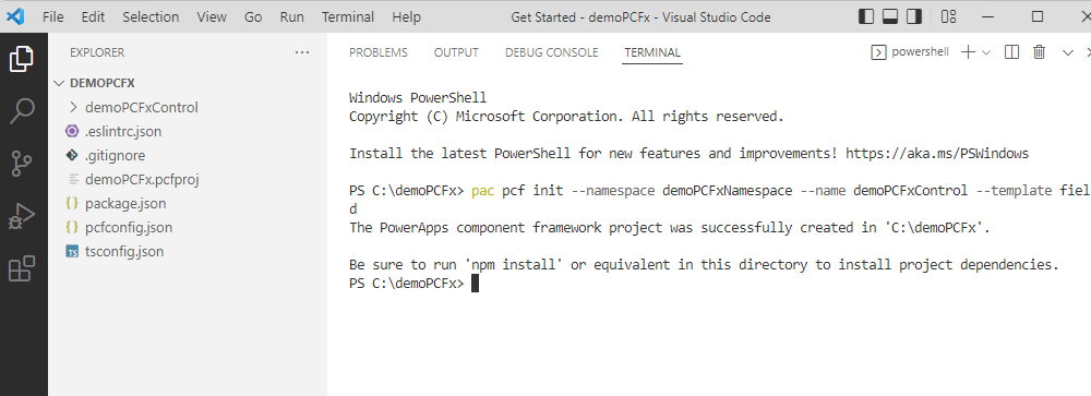 Create A Powerapps Component Framework Pcfx Using Custom Code In Powerapps