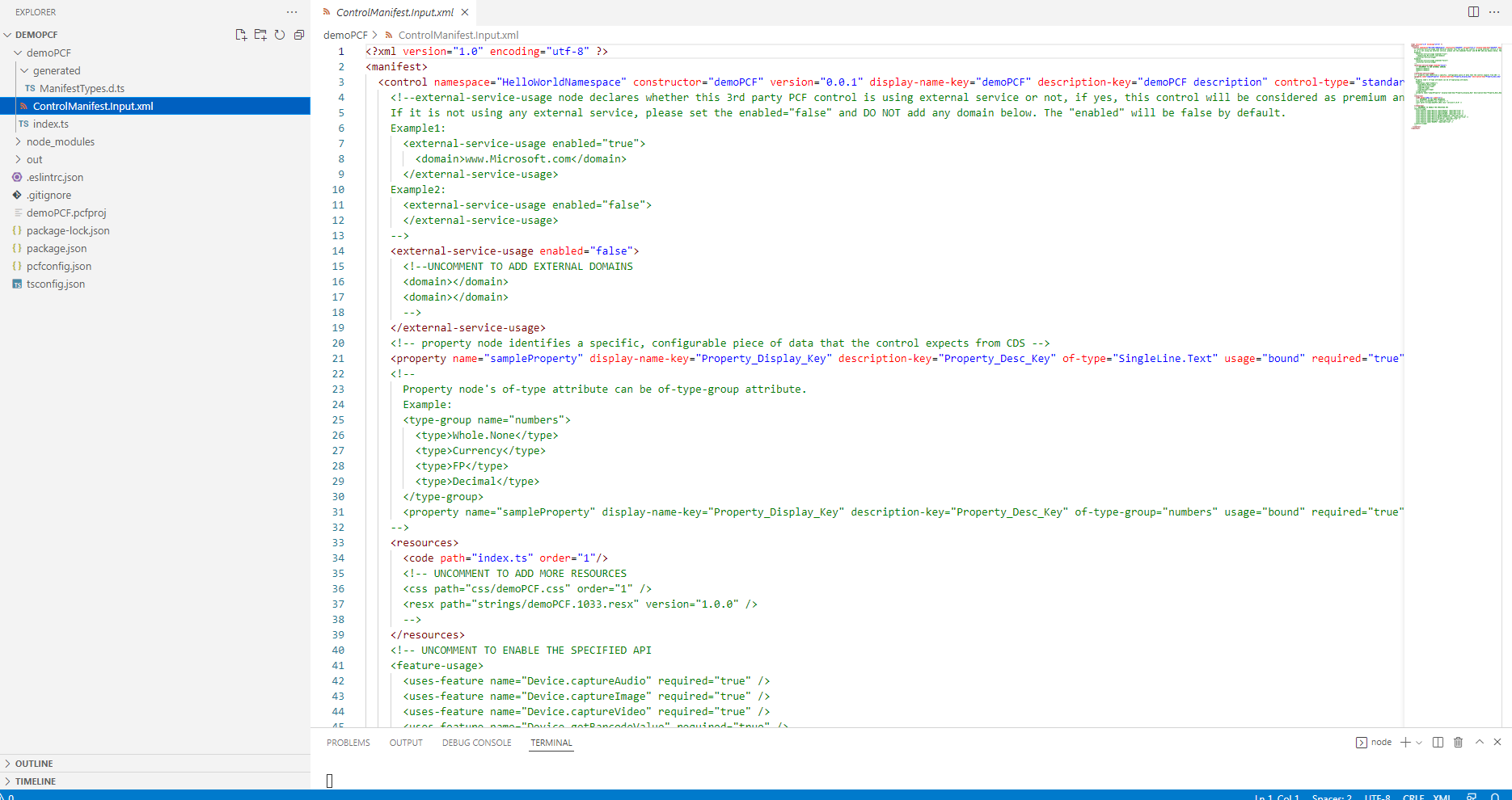 Create A Powerapps Component Framework Pcfx Using Custom Code In Powerapps
