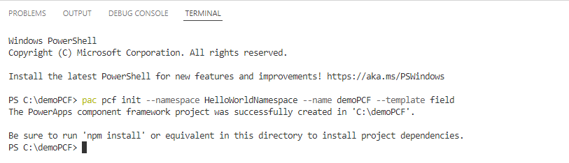 Create A Powerapps Component Framework Pcfx Using Custom Code In 4915