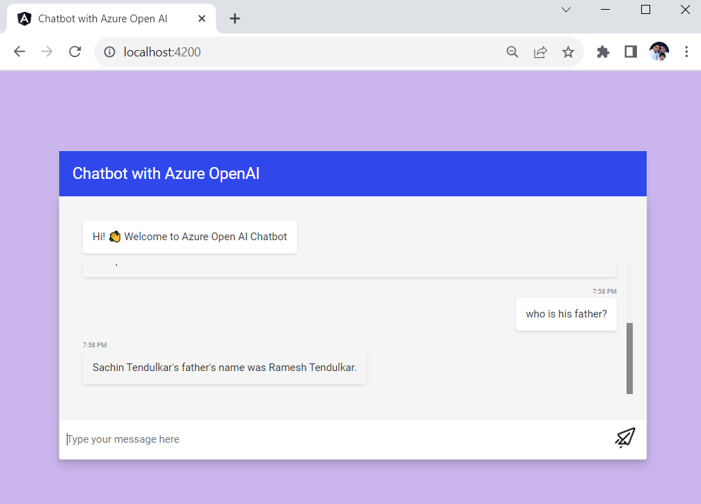 Create A Powerful Chatbot Using Azure OpenAI With .NET 6 And Angular 16