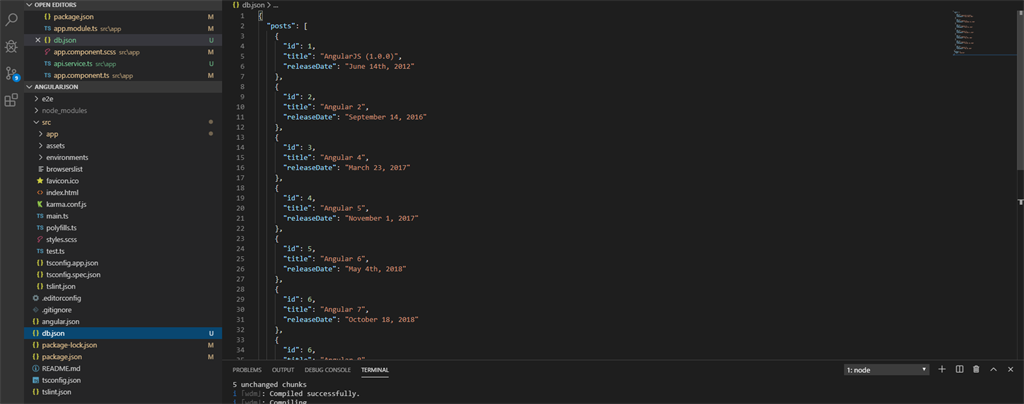 How To Create Rest API With JSON server In Angular