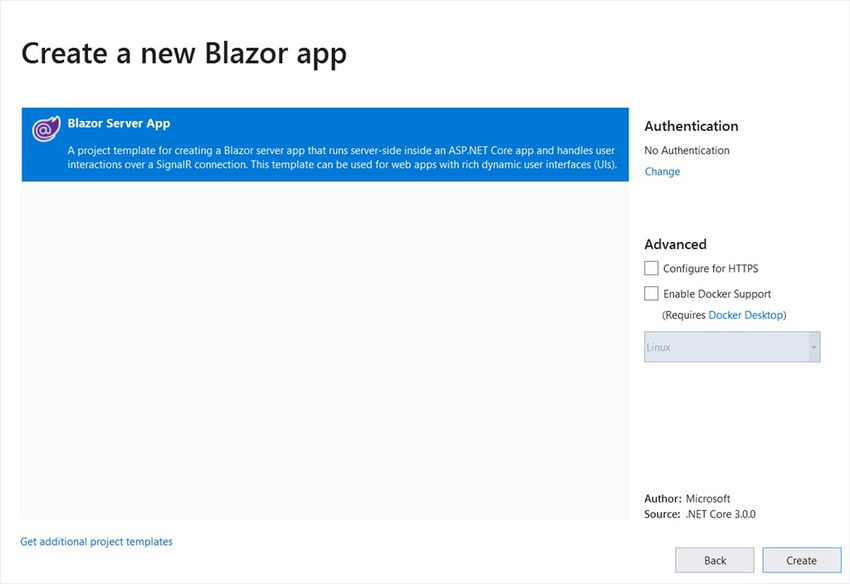 Create A Simple Blazor Server Application With .NET Core 3.0