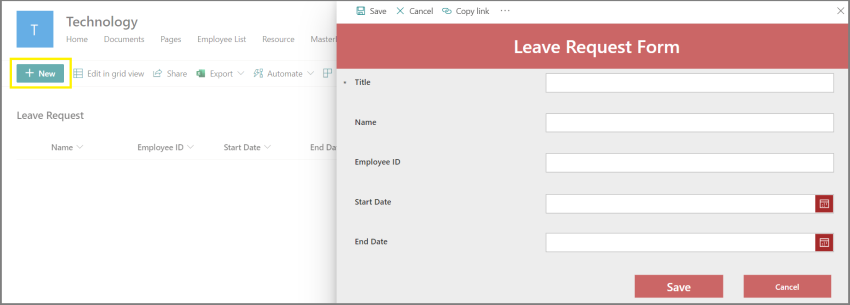 Create A Simple PowerApps Customized Form