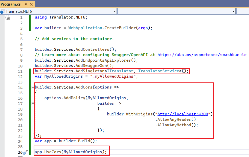 Create A Simple Translator App in Angular 16 with Azure Cognitive Service