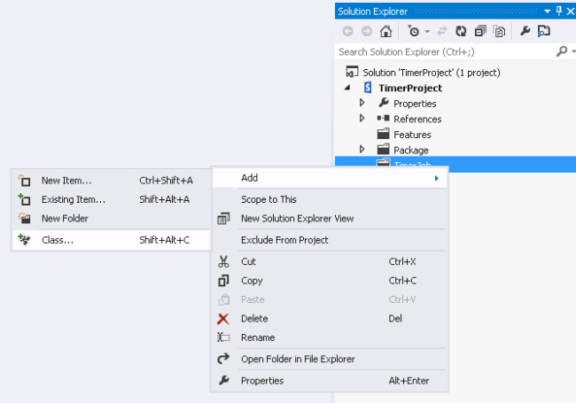 Create A Timer Job In Sharepoint Programmatically Using Server-Side Object Model