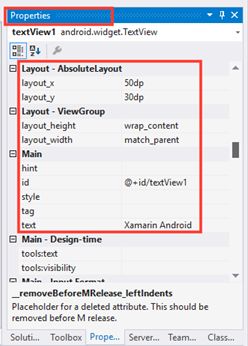 Create An Absolute Layout In Xamarin Andorid App Using Visual Studio 2015