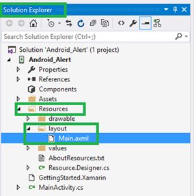 Create An Alert Window In Xamarin Android App Using Visual Studio 2015