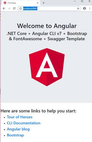 Create an Angular 7 App with ASP.NET Core 2.1