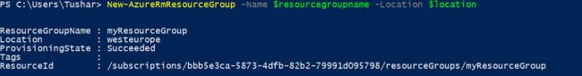 Create An Azure Sql Database Using Powershell