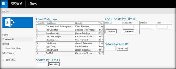 Create And Consume Mvc Crud Web Api In Sharepoint 2016 Part Two