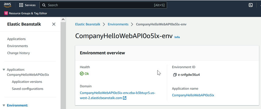 Create And Deploy Aspnet Core Web Api To Aws Elastic Beanstalk Using Amazon Codecatalyst Blueprint