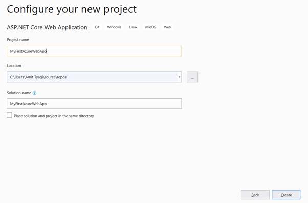 Create And Deploy Your First .NET Core App In Azure App Service
