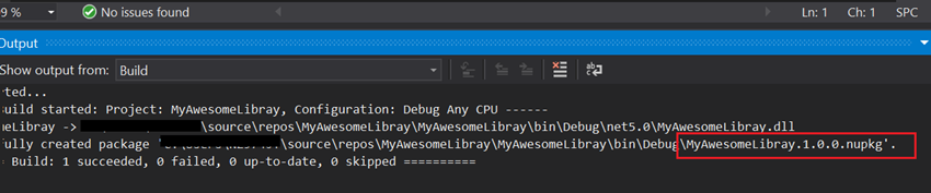 Create And Publish A .NET Core Class Library Package Into NuGet.org
