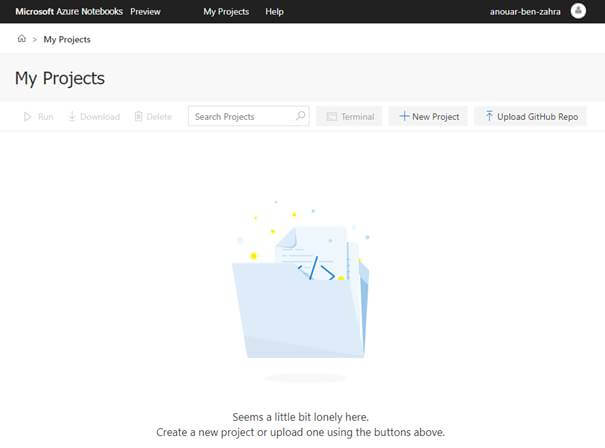 Create And Share Azure Notebook