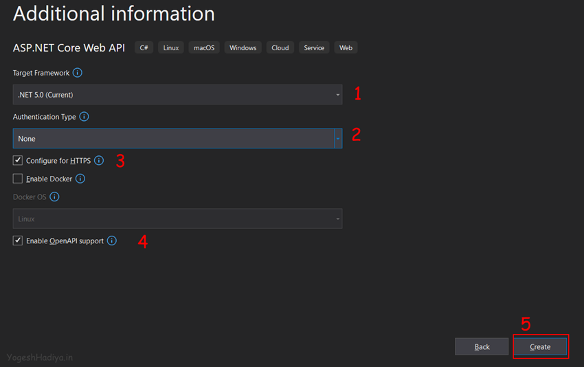 Create ASP.NET Core Web API With Entity Framework Code First Approach