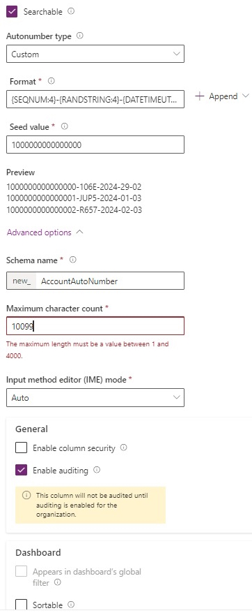 Create Auto-Numbering in Microsoft Dynamics 365 Entities