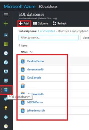 Create Azure SQL Databases And Connect To The Local System