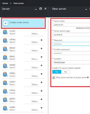 Create Azure SQL Databases And Connect To The Local System