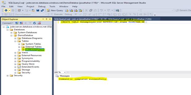 Create Azure SQL Databases And Connect To The Local System