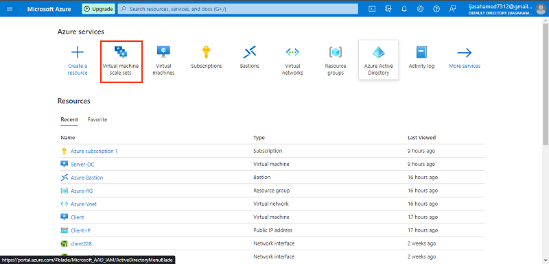 Create Azure Virtual Machine Scale Sets