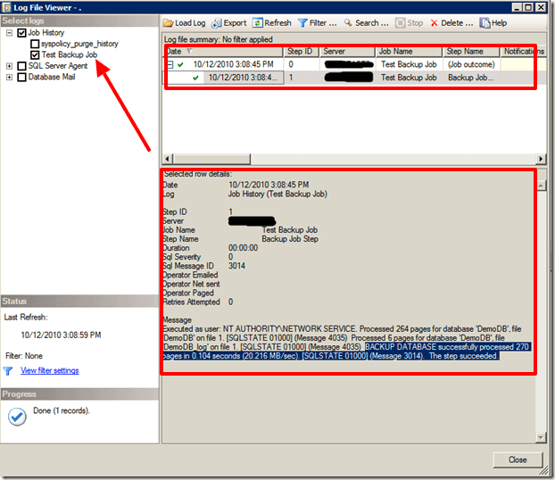 Create Backup Bak File Of Sql Database Using Sql Server Job Agent