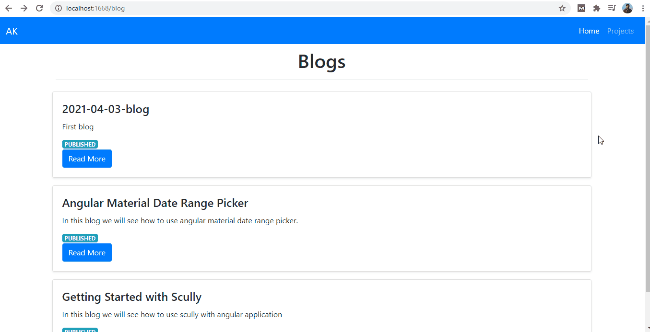 Create Blogging Site With Angular And Scully