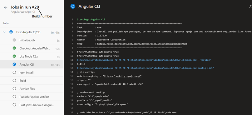 Create Build Pipeline For Angular App And Download Artifacts Using ...