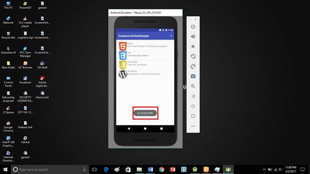 Create Custom List View In Your Android Application