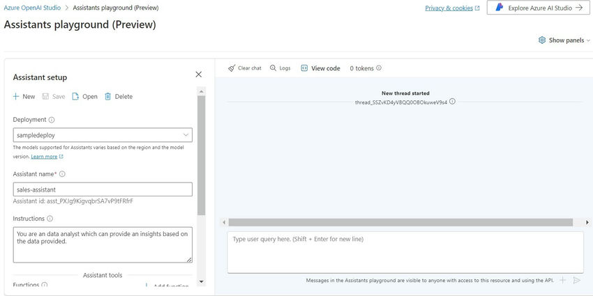 Create Data Visualizations with Azure OpenAI Assistants