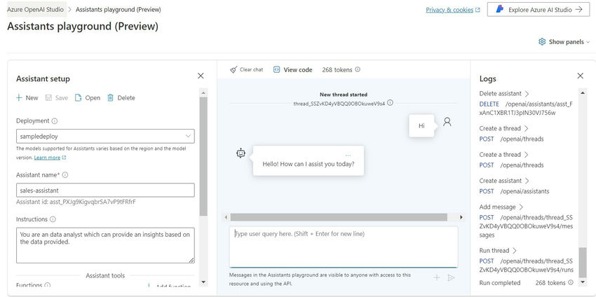 Create Data Visualizations with Azure OpenAI Assistants