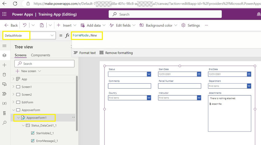 Create Different Values in Same Dropdown Control in PowerApps