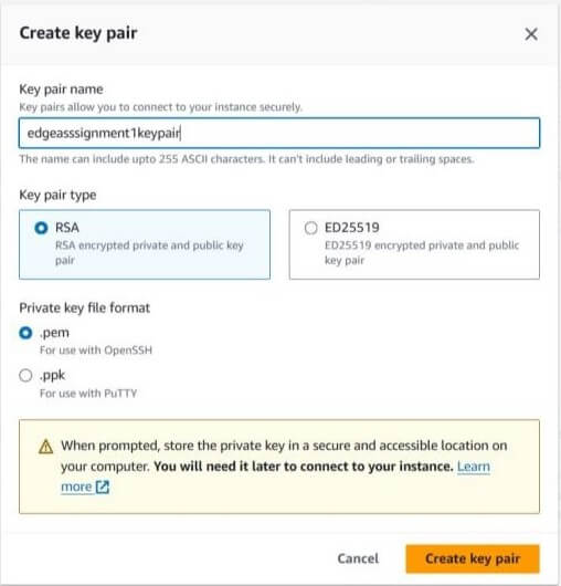 Create EC2 Instance in AWS