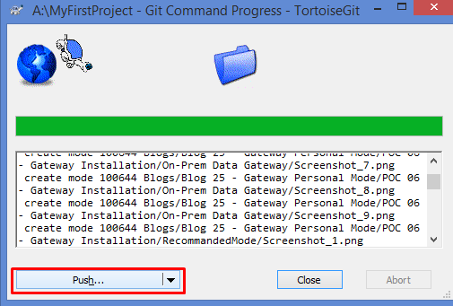 Create First Project In Vsts And Clone It Using Tortoise Git