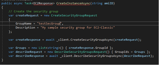 How To Create Launch And Terminate Ec2 Instance Using Aws Sdk For Net