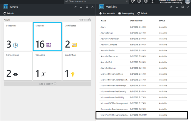 Create List On SharePoint From Azure Runbook Using PnP PowerShell