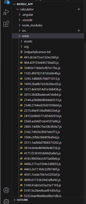 Create Mobile App with Angular Ionic
