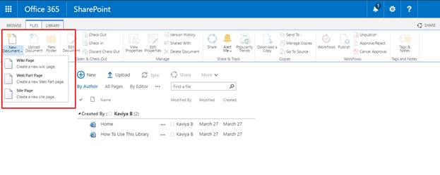 Create Modern Site Pages In SharePoint Online