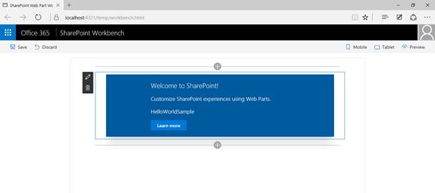 Create New SharePoint Client Side Web Part (SPFx)