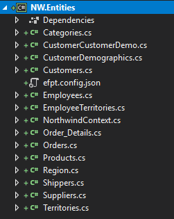 Creating POCO Class Library Using Reverse Engineering