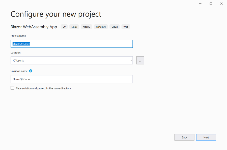 Create Qr Code In Blazor Using Asp Net Core
