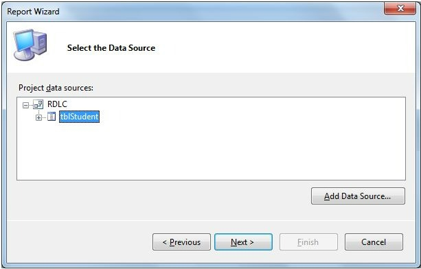 Create RDLC Report In C# ASP.NET
