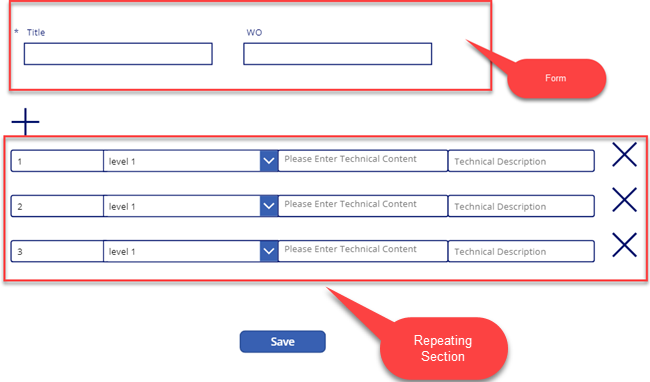 Create Repeating Section In PowerApps New Form - Step By Step - Part One