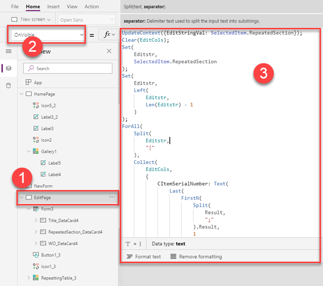 Create Repeating Section In Powerapps Edit Form Step By Step Part Two 5489