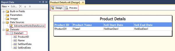 SSRS Tutorial: Part 6 - Create Report Using Report Wizard