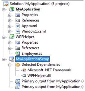 Create Setup And Deployment Of WPF Application