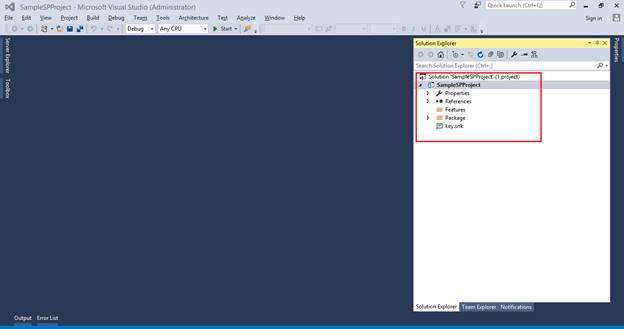 Create SharePoint Project And Deployment Steps Using Visual Studio 2015