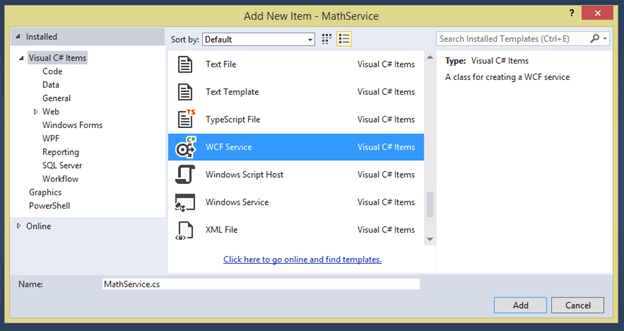 Create Simple Wcf Service And Host It On Console Application