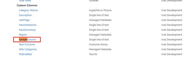Create Site Column In SharePoint From OOB And JSOM