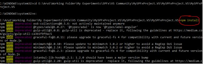Create SPFx Web Parts Or Extensions Using Visual Studio 2017