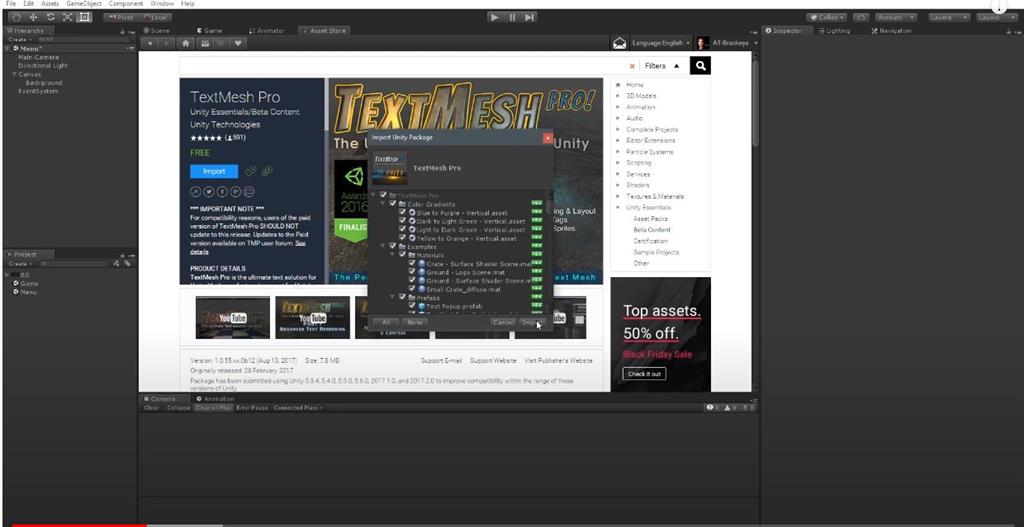 Create A Start Menu Scene Using C# Script In Unity 3D